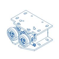 China Diameter Of Roller 90 Roller Clamp Elevator Spares Rated Speed ≤6m/S for sale