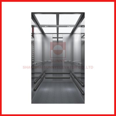 China High Speed Elevator Large Space Stainless Steel For Hospital 1100*2100 Opening Door Size for sale
