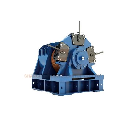 China High Performance Heavy Duty Lift Traction Machine Double Wrap for sale