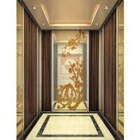 China Wooden Elevator Cabin Decoration Luxury Ceiling And Down Lamp for sale