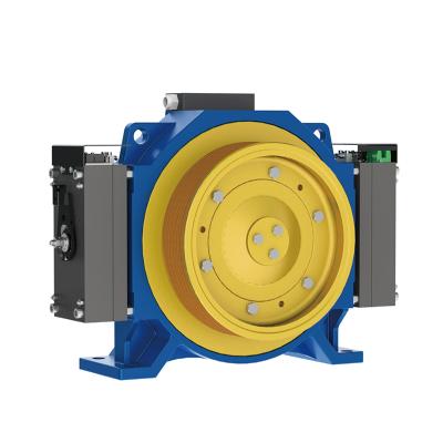 China Permanent Magnet Synchronous Gearless Traction Machine for 320~1000kg Load with S5-40%ED Duty for sale