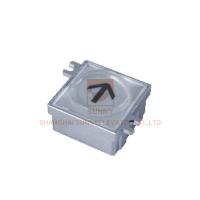 China Zn Alloy Frame and Acrylic Plate Square Lift Push Button / Elevator Touch Button for sale