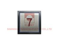 China Lift Spare Parts Elevator Push Button 38x38x30mm With ISO9001 Certificate for sale