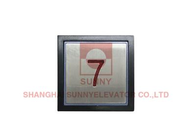 China Lift Spare Parts Elevator Push Button 38x38x30mm With ISO9001 Certificate for sale