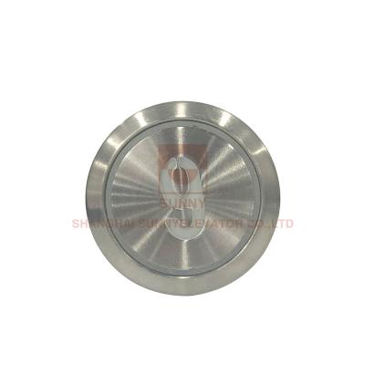 China Metal Elevator Push Button Installed By Screw Structure Size 38 mm for sale
