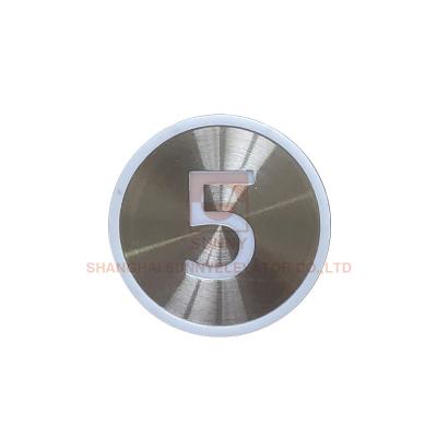 China Elevator Metal Push Button In Red / Green / White / Yellow / Orange for sale