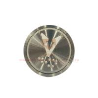 China Cassette Structure Elevator Lop Button , Push Button Switch For 2 - 3mm Panel for sale