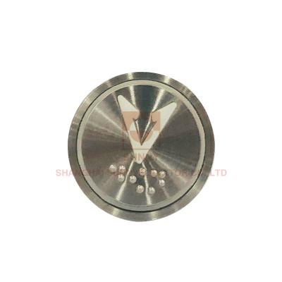 China Cassette Structure Elevator Lop Button , Push Button Switch For 2 - 3mm Panel for sale