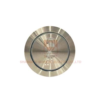 China LED Illumination Elevator Push ButtonWith Arc Shape Elevator Parts for sale