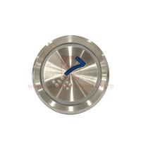 China 12-24 V LED Elevator Push Button with Stainless Steel Frame and Φ45x20mm Size for Lift Panels for sale