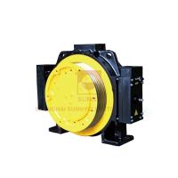 China 150 Kg DC110V Elevator Traction Machine / Passenger Lift Parts Load 450kg for sale