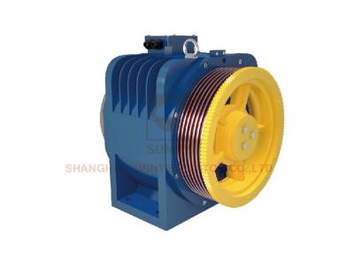 China Permanent Magnet Synchronous Gearless Traction Machine With Single Wrap for sale