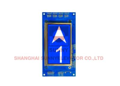 China Blue Color LCD Display Elevator Components With Dot - Matrix Pi Slim Type for sale