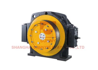 China 1600kg Gearless Traction Machine For Large Load Passenger Elevator for sale