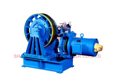 China YJ245 Passenger Lift Geared Traction Machine 1000 / 2000kg Load 60m Max Lifting Height for sale