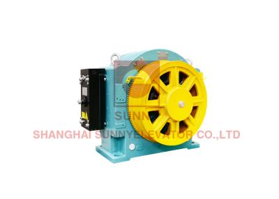 China 30kN 330kg Weight Shaft Load Gearless Traction Machine Motor For Lift Parts for sale