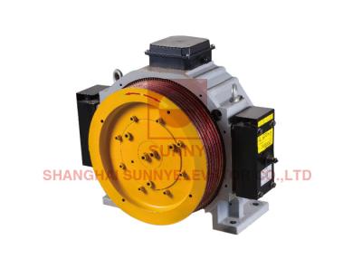 China AC 380V Voltage Elevator Replacement Parts / Elevator Gearless Motor 390kg Weight for sale