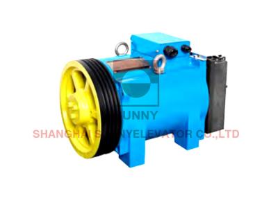 China 20 Poles DC 110V 320mm Sheave Elevator Lift Traction Machine Motor for sale