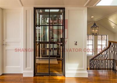 China Marble Floor Gearless Traction High Speed Elevator With Stainless Steel Handrail for sale