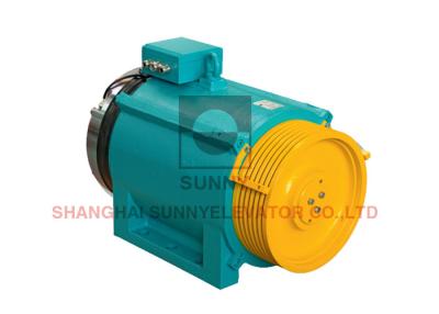 China Gearless Elevator IP33 16 Pole Lift Traction Machine With Torque Measuring System for sale