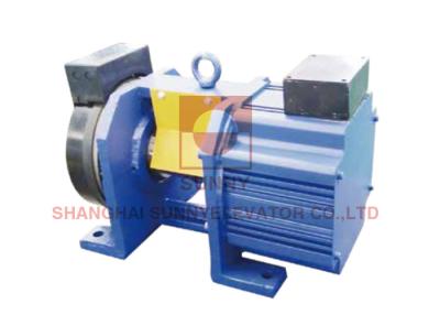 China IP41 100mm Sheave 400kg Gearless Traction Machine Motor For Elevator Parts for sale