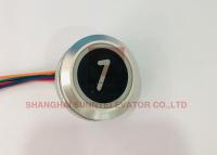 China Elevator DC24V Lighted Waterproof Piezo Lift Push Button Switch Elevator Parts for sale
