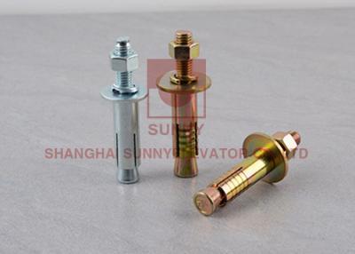 China CE 300kgs/Cm2 SS Elevator Casing Type Anchor Bolt For Elevator Parts for sale