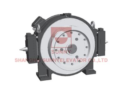 China 2.5m/S 630kg Block Brake Gearless Traction Machine For Elevator Parts for sale