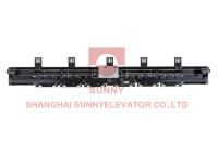 China Permanent Magnet Landing Lift Door Operator 6 Leafs Center Opening for sale