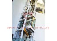 China Decorative Mirror Gold Glass Elevator Observation Lift 630kg Load for sale