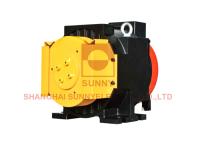 China 400kg Load 0.4m/S Elevator Lift Traction Machine With 28 Poles for sale