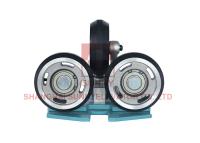 China 550kg Load Access Elevator Parts Semi Elastic Roller Guide Shoes 1.75m/S for sale