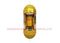 China Mirror Sightseeing Passenger Elevator Cabin 2500kg Load Aluminum Honeycomb Core for sale