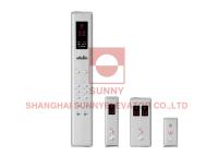 China Duplex Elevator Cop Lop Chrome Plated Elevator Button Panel For Elevator Parts for sale