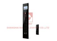 China Tempered Glass Lift Elevator Cop Lop Elevator Push Button Panel for sale