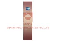 China Hairline One Piece Elevator Lift Cop Panel With Touch Screen Elevator Parts for sale