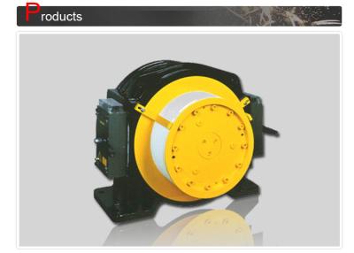 China Traction Elevator Components / Gearless Traction Machine For Lift for sale