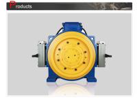 China 1.75m/S Gearless Elevator Motor Traction Machine For Passenger Lift for sale