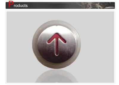 China Elevator Braille Button / Elevator Round Push Button Size 30 Mm for sale