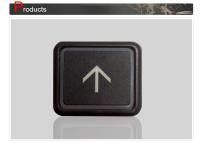 China Plastic Kone Elevator Push Button with Good Touch Sense Size 38 x 44 mm for sale