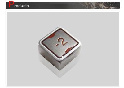 China LOP Elevator Push Button with Good Touch Sense Size 45 x 45 mm for sale