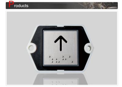 China Rhombus Elevator Up Button 50ma Current / Braille Lift Buttons for sale