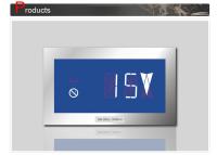 China 16 / 24 Bit 7 Inch Horizontal Elevator LCD Display With Customized Logo for sale