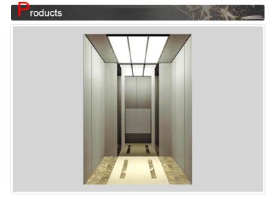 China Marble Flooring Elevator Cabin Decoration Without Handrail / Lift Parts for sale