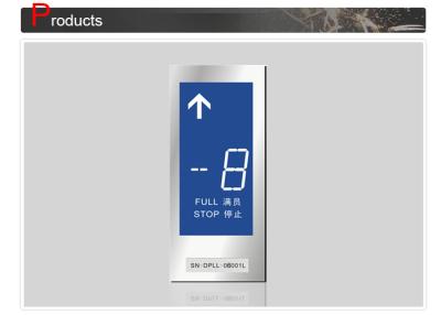 China 6 Inch Elevator LCD Display Boards with Marvelous Look 130 x 75mm for sale