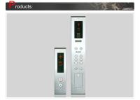 China Standard Elevator Cop Lop Button Panel With Flanging Process for Lift Spare Parts for sale