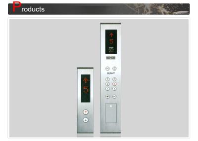 China Standard Elevator Cop Lop Button Panel With Flanging Process for Lift Spare Parts for sale