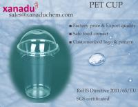 China 200ml printed clear PET Cups| Disposable plastic cups for cold drinks/deli/fruits for sale