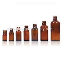 China Amber Essential Oil Glass Bottle for sale