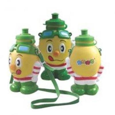 China 500ML Colourful Reusable Polypropylene Plastic Promotional Cartoon Water Bottles for sale